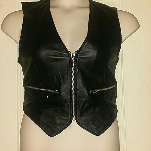 Harley-Davidson | Jackets & Coats | Hd Leather Vestsize Small | Poshmark